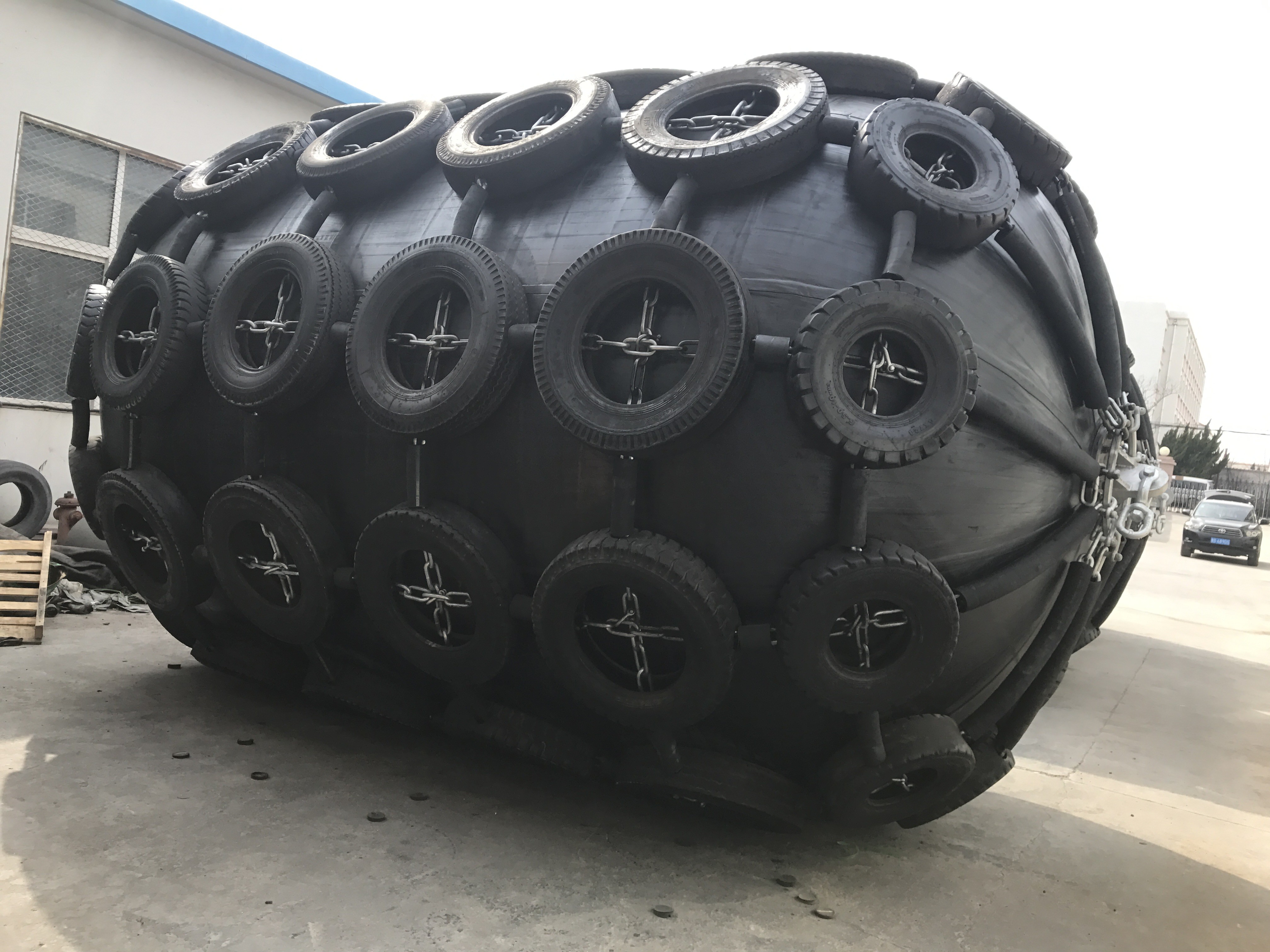 High Efficiency Yokohama Rubber Fender with 50kPa Pressure for Wooden ...